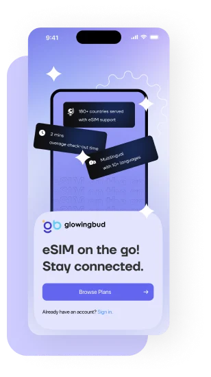 eSIM Applications |eSIM Solutions Provider | B2C & B2B| Glowing Bud